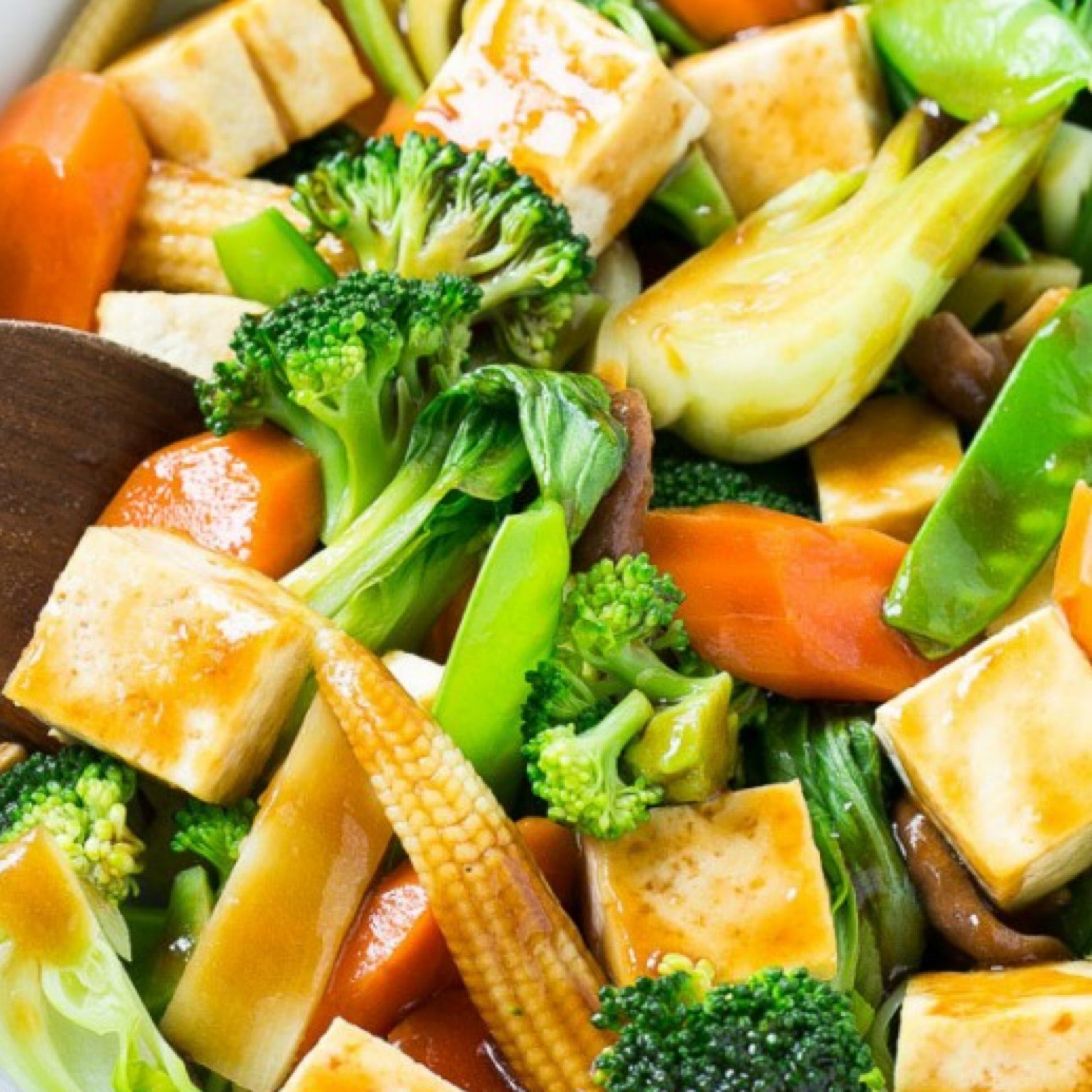 vegetables with bean curd